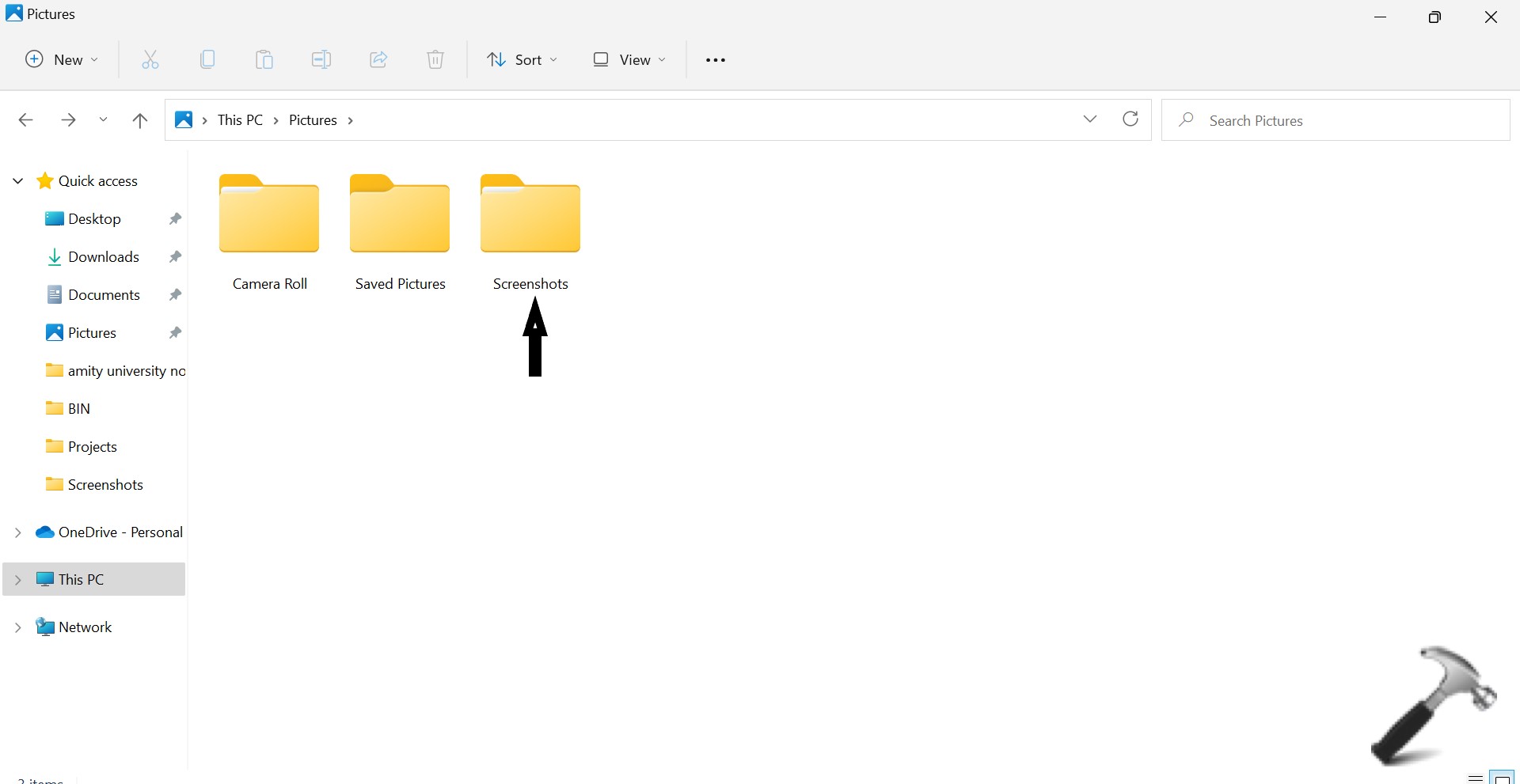 Change screenshot folder location in Windows 11/10 Change screenshot folder location in Windows 11/10