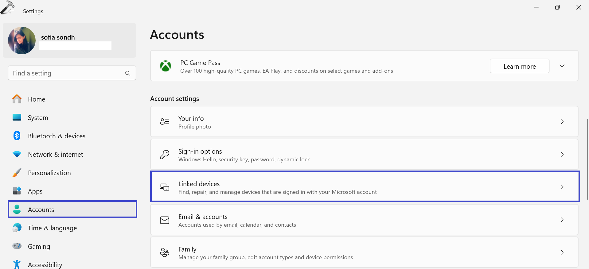 See devices linked to Microsoft account on Windows 11 See devices linked to Microsoft account on Windows 11