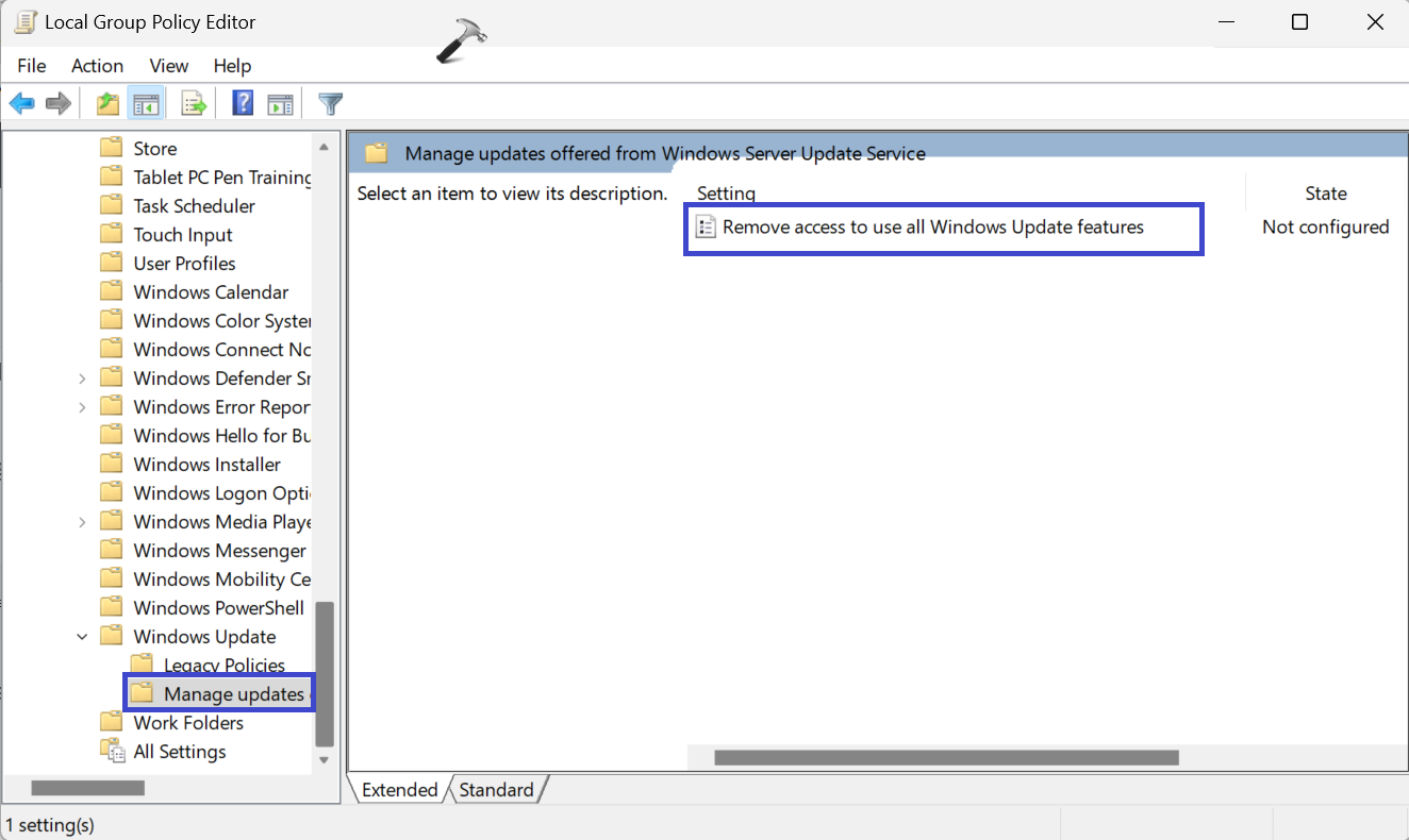 Enable/disable 'Check for Windows Updates' in Windows 11 Enable/disable 'Check for Windows Updates' in Windows 11