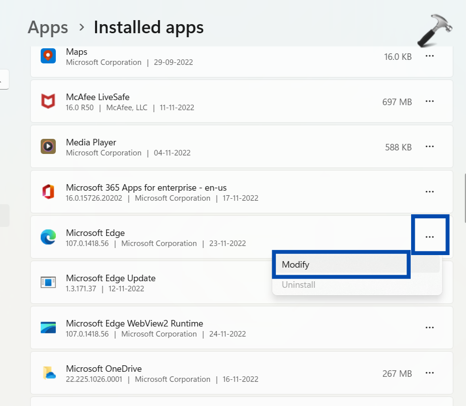 How to repair Microsoft Edge in Windows 11 How to repair Microsoft Edge in Windows 11