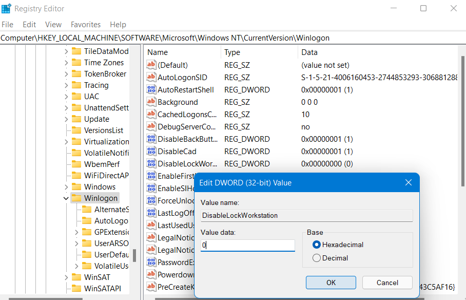Allow or Prevent Users to Lock Windows 11 System Allow or Prevent Users to Lock Windows 11 System
