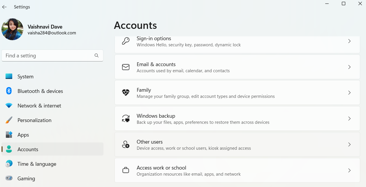 5 ways to create a local user account in Windows 11 5 ways to create a local user account in Windows 11