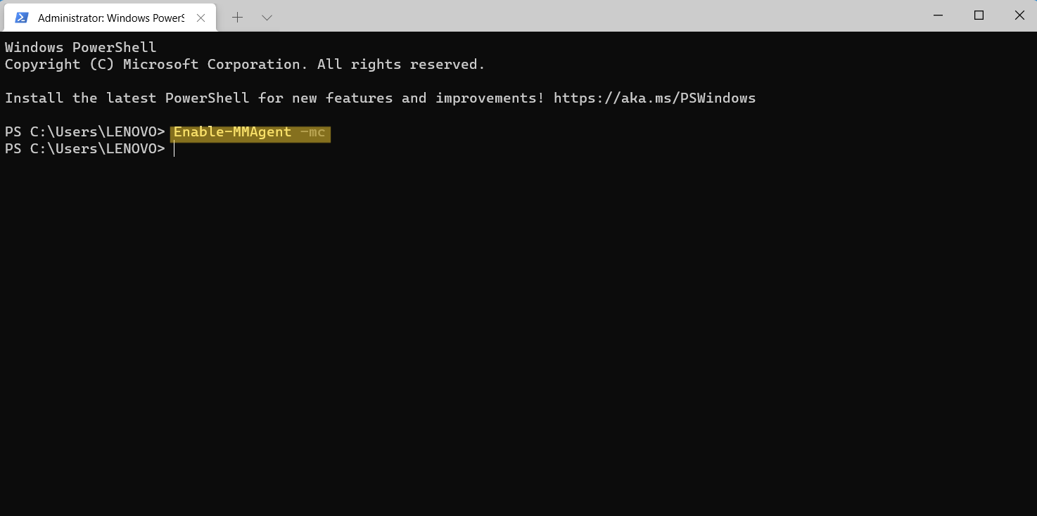 Enable or Disable Memory Compression in Windows 11/10 Enable or Disable Memory Compression in Windows 11/10