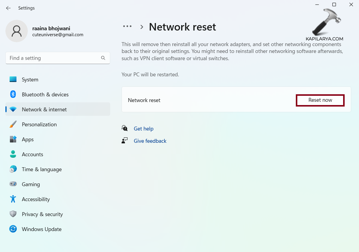 Fix: Invalid IP address problem in Windows 11 Fix: Invalid IP address problem in Windows 11